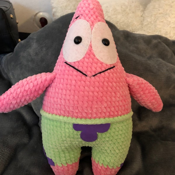 Patrick Handmade. Handmade Cartoon Hero. Crochet Cartoon Characters ...