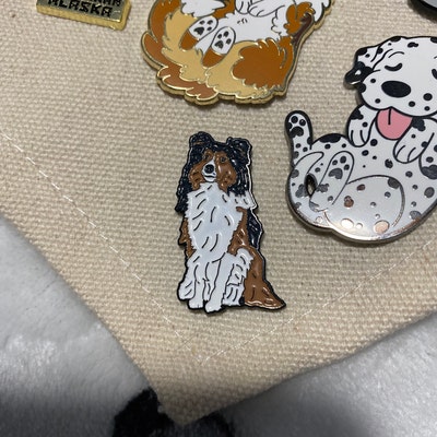 Sheltie Enamel Pin Lapel Pin Shetland Sheepdog Dog Lovers Dog Gift ...
