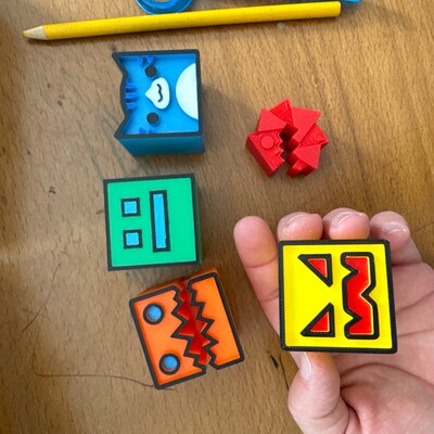 Printable Geometry Dash Mazes, 10-pack, Digital Download, Geometry Dash ...