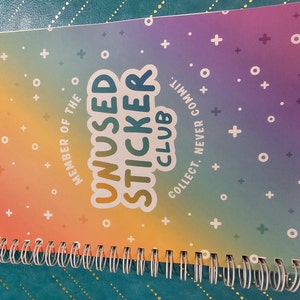 Unused Sticker Club Sticker Gift for Sticker Collectors, Sticker ...