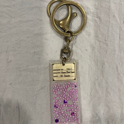 Pyramidal Neuron Microscope Slide Printed Keychain, Microscopy Keychain ...