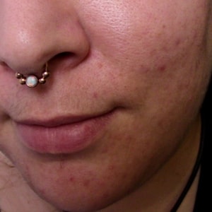 Indian Swirl Septum Clicker Ring / Daith Earring Rose Gold / | Etsy