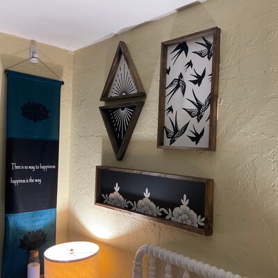 Triangle Ray Wood Sign - Etsy