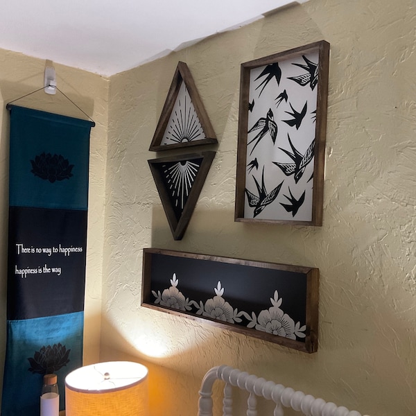 Triangle Ray Wood Sign - Etsy