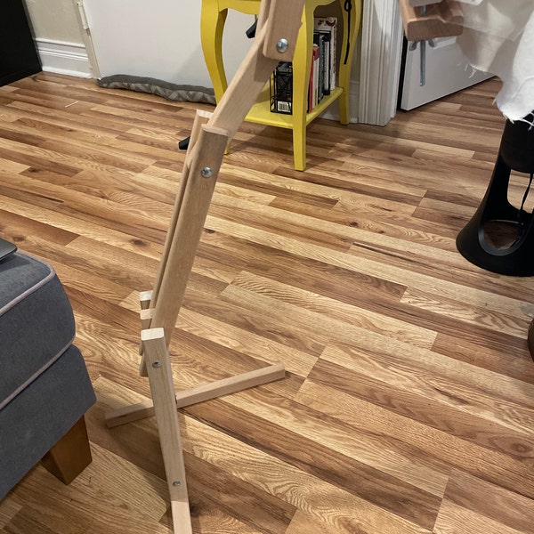 Universal Craft Stand. Frank Edmunds Wood Floor Stand for Hoops ...