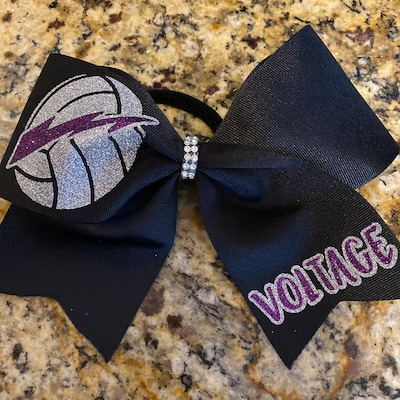 Volleyball Bow, Volleyball Bows, Volleyball Team Bows, Volleyball Gift ...