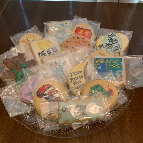 Story Book Baby Shower Cookies - Etsy