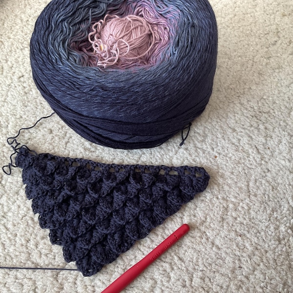Dragon Scale Shawl Crochet Pattern - Etsy