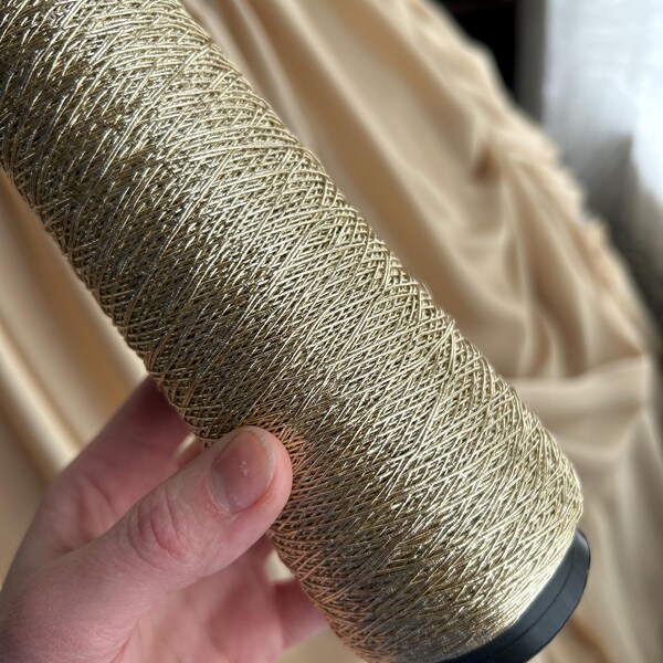 Dull Gold Zari Metallic Thread-hand Machine Embroidery -metallic Sewing ...