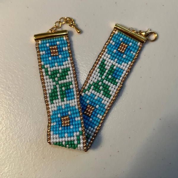 Bead Loom Pattern, Loom Bracelet Pattern, Bead Loom Bracelet, Bead Loom ...