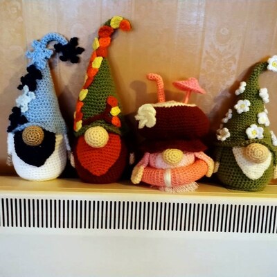 Crochet Pattern Four Seasons Gnomes, Season Gnomes, Amigurumi Season ...
