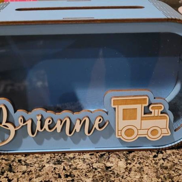 Personalized Wooden Baby Name Sign, Handmade Home Wall Decor, Custom ...