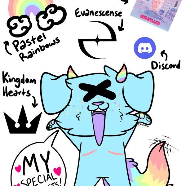 Fluttershy MLP Sticker With Emo Version! - Etsy