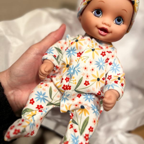 10-11" Custom Reborn Bodysuit Baby Doll Clothes 11" Miniature Bodysuit ...