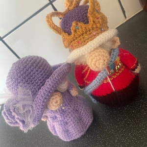 King Charles III Coronation Gnome Crochet Pattern, Charles III and ...