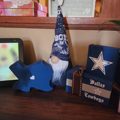 NFL FOOTBALL GNOMES, Tiered Tray, Home Team Mantle Decor, Football Fan ...