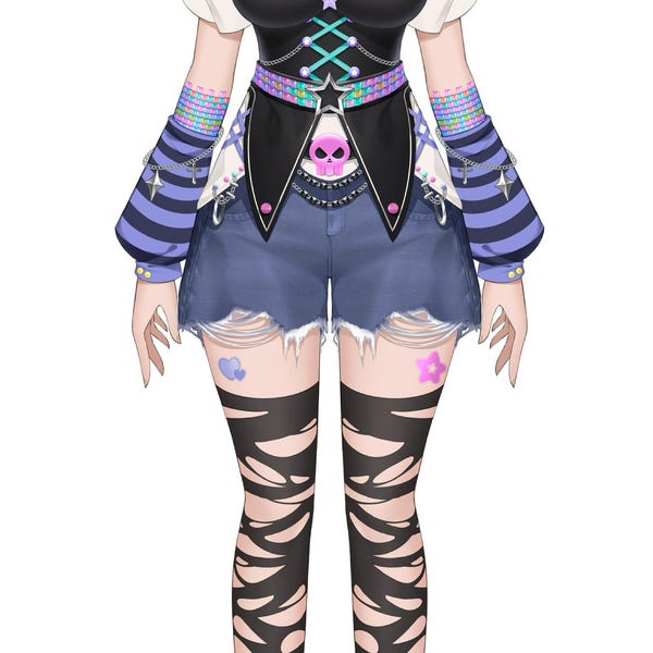 Custom Vtuber Live2d Model Commission (virtual Youtuber Model)vtuber ...