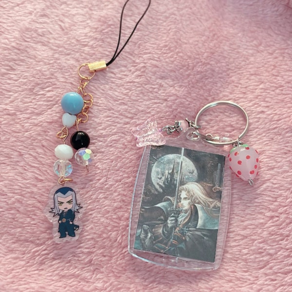 Aya Takano Inspired Keychain Y2K Handmade Beaded Keychain - Etsy