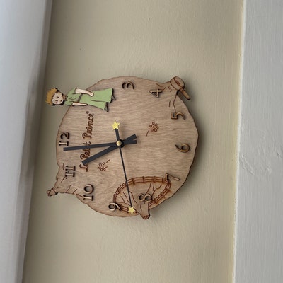 The Little Prince Desk / Wall Clock / Wood Clock - Etsy Singapore