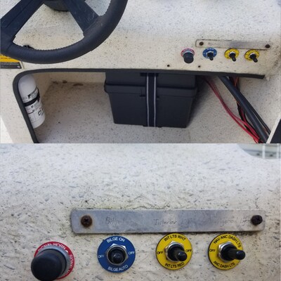 Toggle Switch Label Tags, Any HOLE Size Any TEXT Switch Tags, Server ...