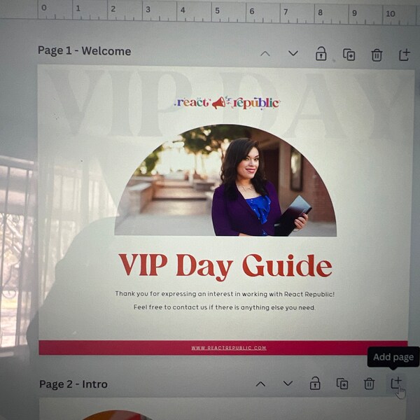 VIP Day Client Goodbye Template for Canva | 15 Page Editable Project ...