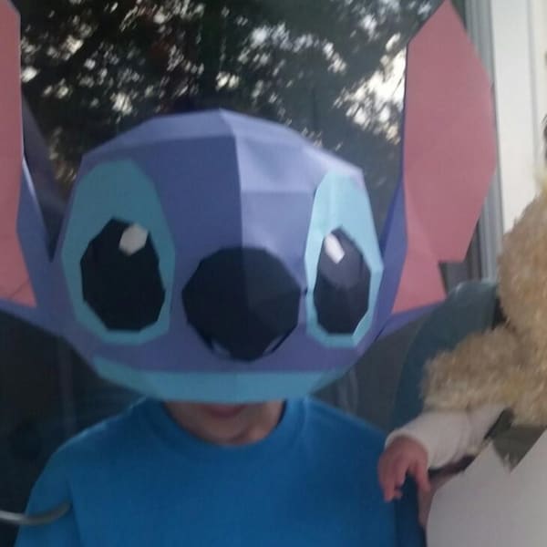 STITCH MASK DIY /costume - Etsy