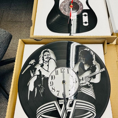 Vinyl Record Clock FREE SHIPPING Vintage Re-purposed Records for Wall ...