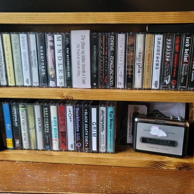Cassette Tape Display Shelf 48 Cassette Capacity Display Shelf - Etsy