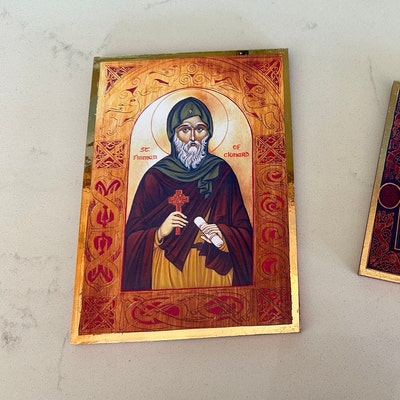 Saint Abigail Icon, Saint Gobnait Icon, Saint Deborah Icon, Gift for ...