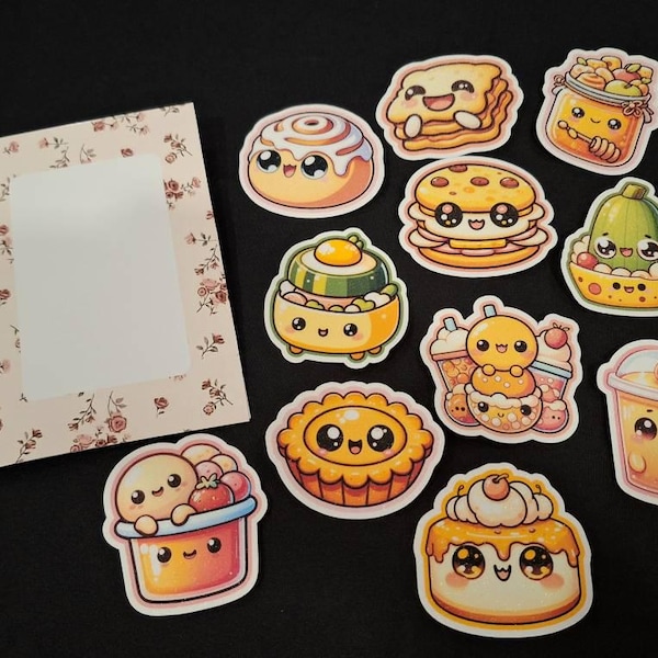 Kawaii Snack PNG Clipart Bundle 25 Set Kawaii Sticker Sweet Snack Food ...