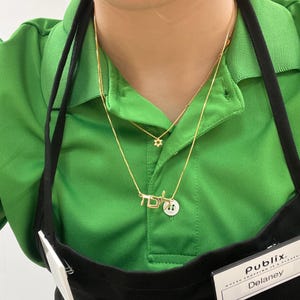 Custom Hebrew Name Necklace, Personalized Bat Mitzvah Gift Hebrew ...