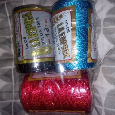 La Espiga No.9 100% Nylon Omega, Crochet Thread, Thread for Crafts ...