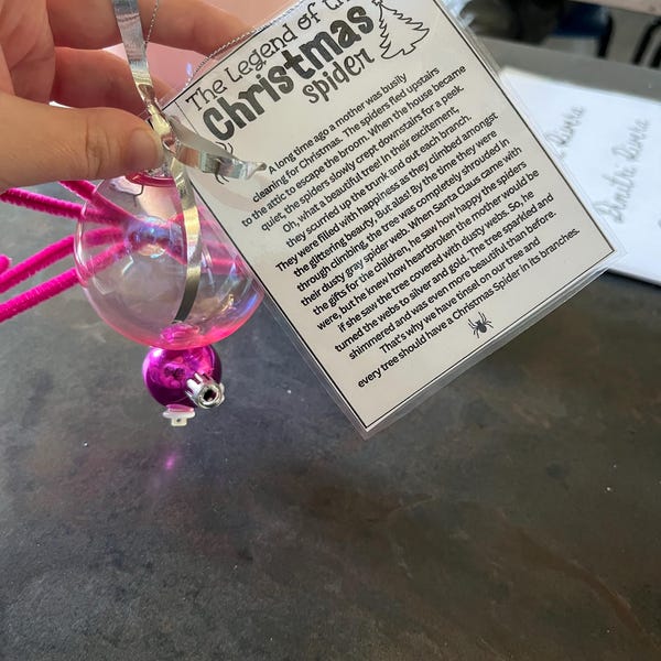 Christmas Spider Cards, the Legend of the Christmas Spider Display ...