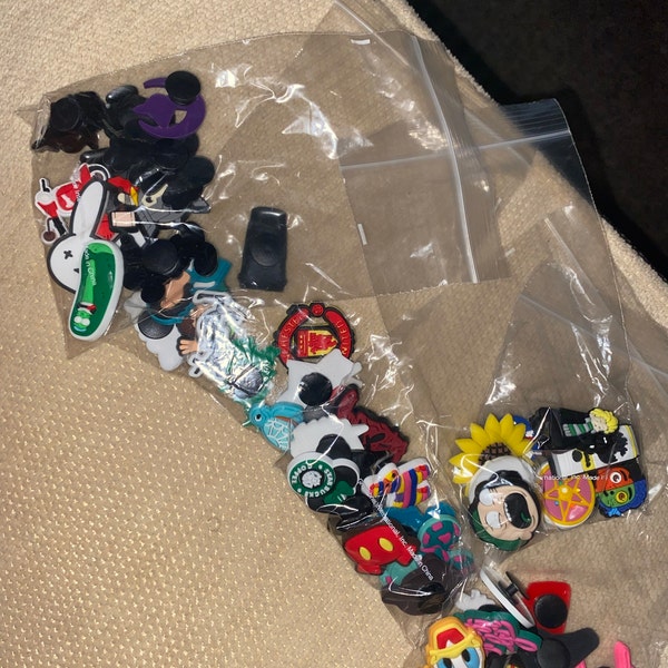 RANDOM BULK Croc Charms, Croc Charms Set, Shoe Charms Crocs - Etsy