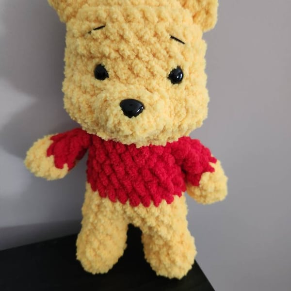 Low-sew PDF Winnie Pooh Crochet Pattern / Amigurumi Crochet Pattern ...