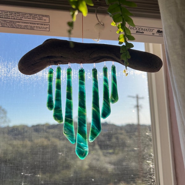 Tinkly Winkler Stained Glass Wind Chimes - Etsy