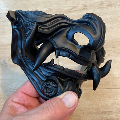 Tengu Mask Wearable or Decorative 3D Printed Resin Painted and Sealed ...