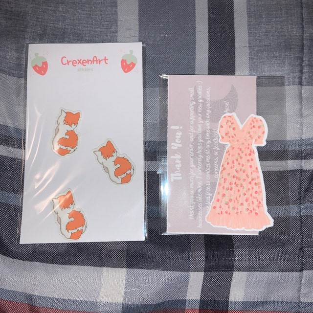 Stickers and paintings made with love by crexenart on Etsy