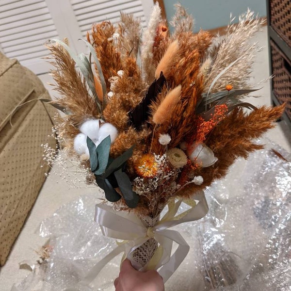 RAINBOW Dried Sago Palm Leaves 1st, Multicolor, Natural Dry Flower Home ...