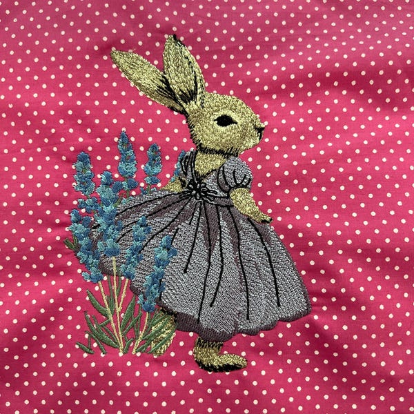 Bunny Embroidery Design, Peter Rabbit Embroidery Design, Easter ...