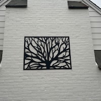 Aluminum Blue Heron Metal Privacy Screen, Wild Life Outdoor Privacy ...