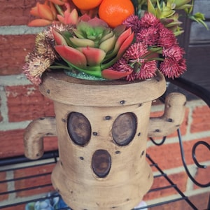 3D Printed Hand-painted Gyroid Lloid Succulent Planter Vase Inspired by ...