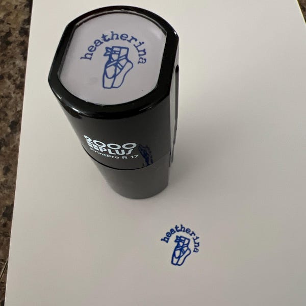 Custom Signature Stamp // Self Inking Signature Stamps, Handwriting ...