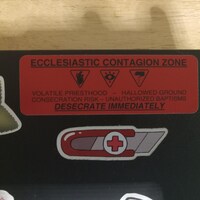 Weirdcore Lab Warning Stickers - Cursed and Ominous Labels - Durable ...