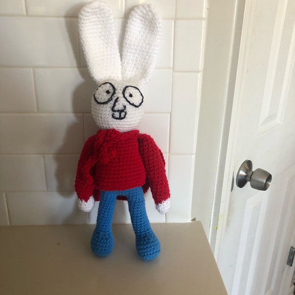 Crochet Pattern Simon Super Rabbit, Simon Super Rabbit Pattern, Crochet ...