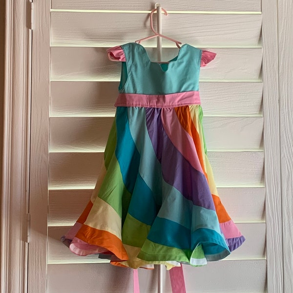 Peppermint Swirl Dress PDF Pattern 6m 10y - Etsy Canada