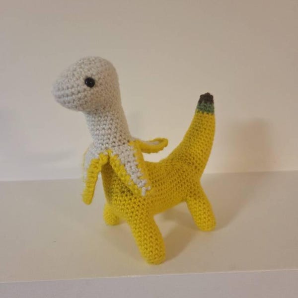 Bananasaurus Dinosaur NO SEW Crochet Pattern - Etsy