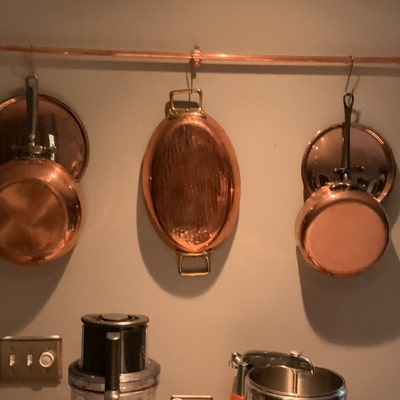 Copper Pot Rail, Copper Pot Rack - Etsy