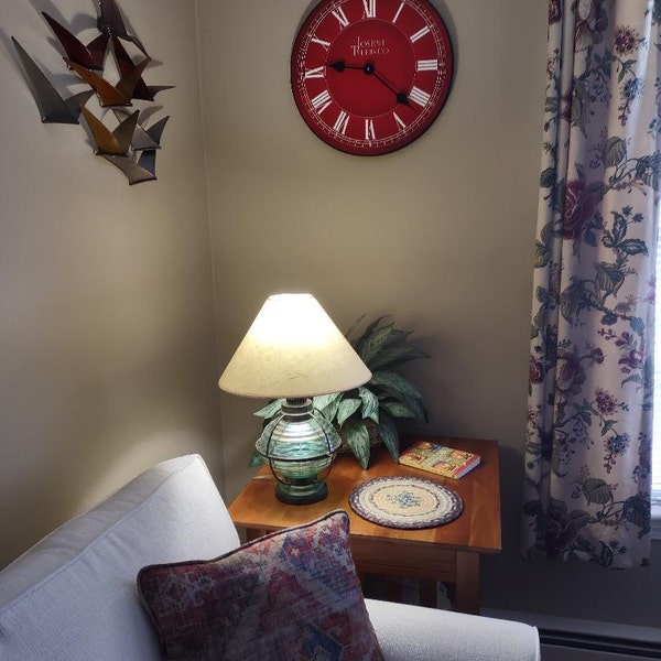 Classic Red Wall Clock, 8 Sizes!!, EXTRA Quiet Mechanism, Lifetime ...