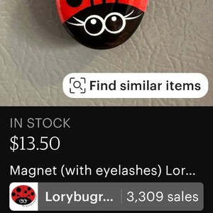 Valentines Kisses Lorybugrocks Ladybug - Etsy